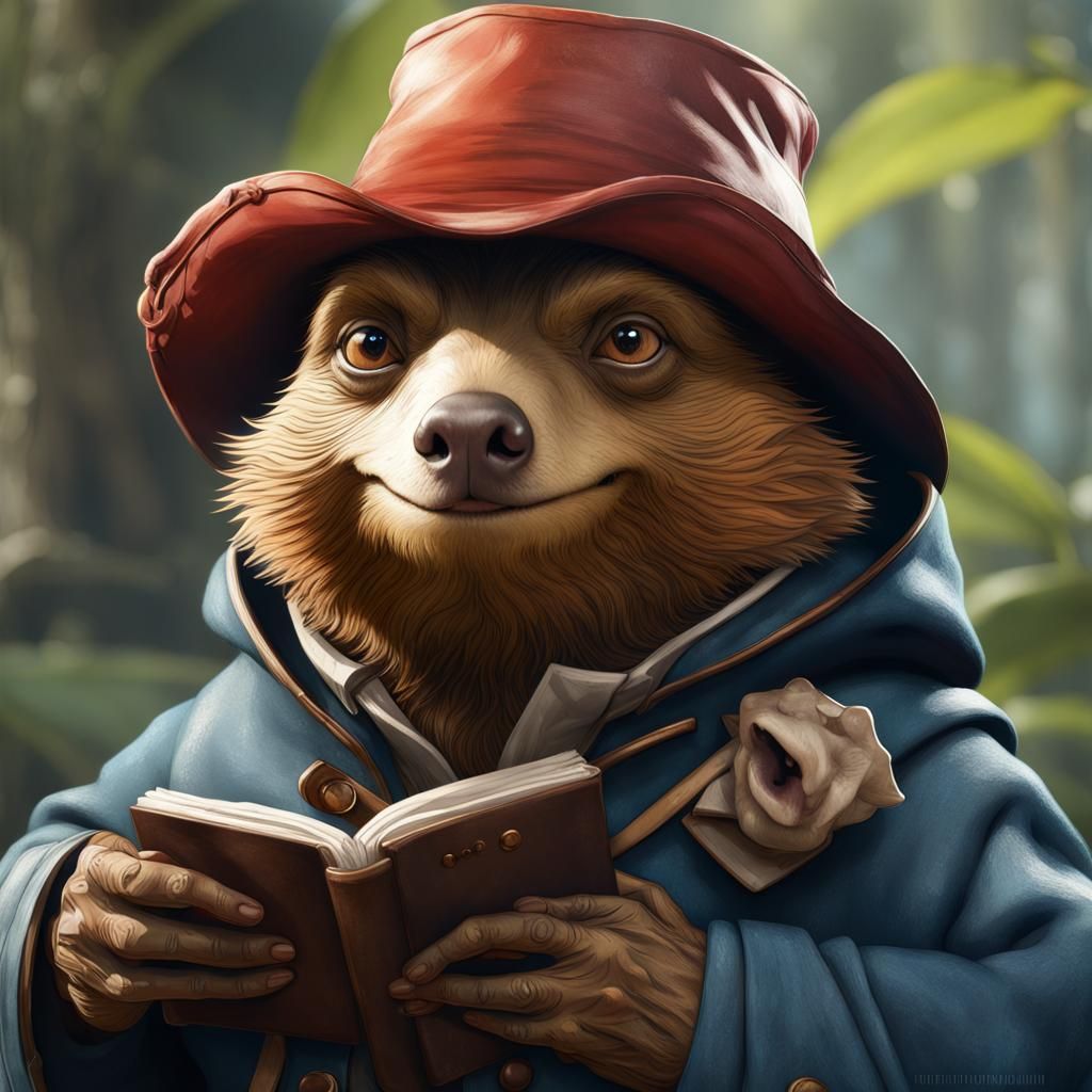 Paddington Bear hunting - AI Generated Artwork - NightCafe Creator