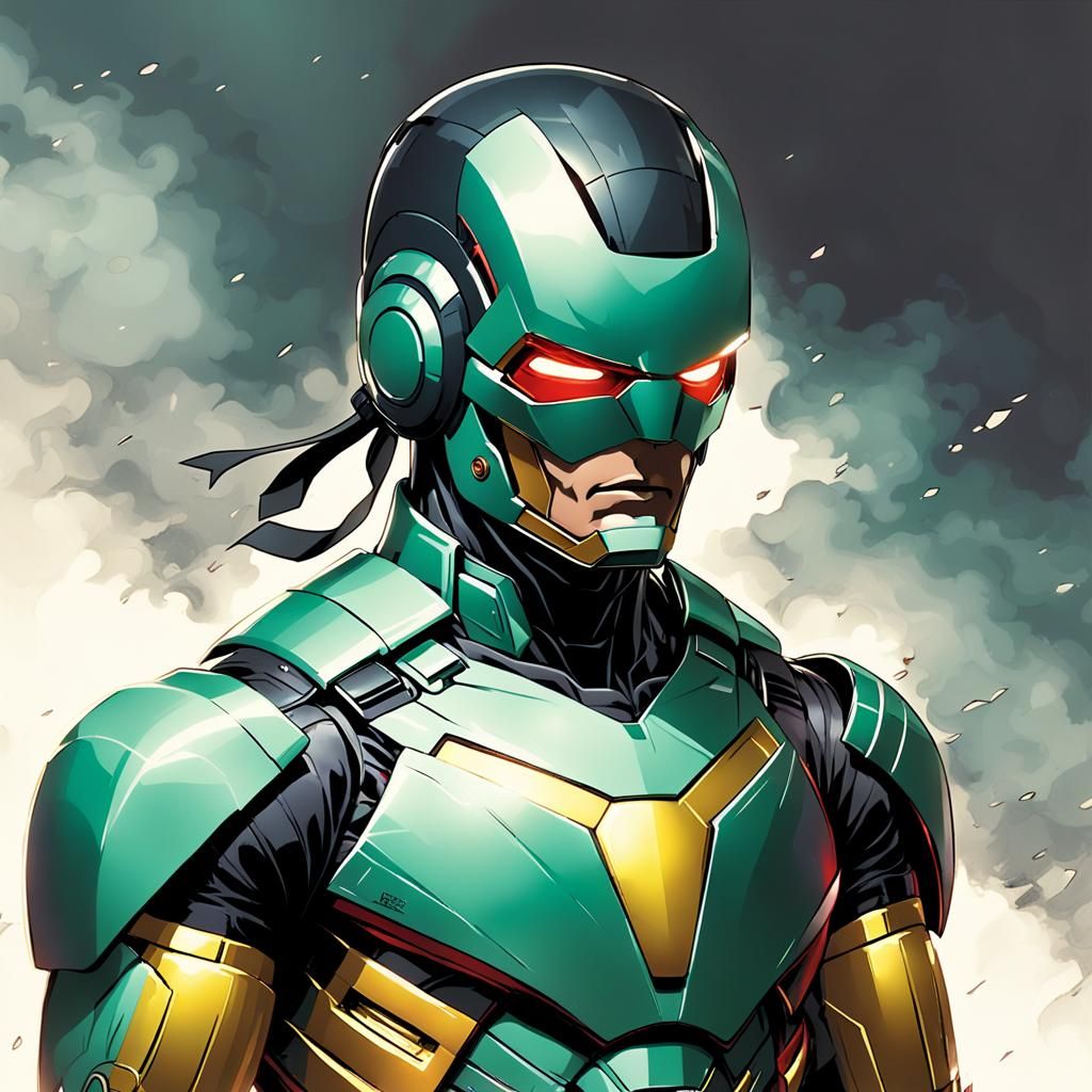 Iron Robin - AI Generated Artwork - NightCafe Creator
