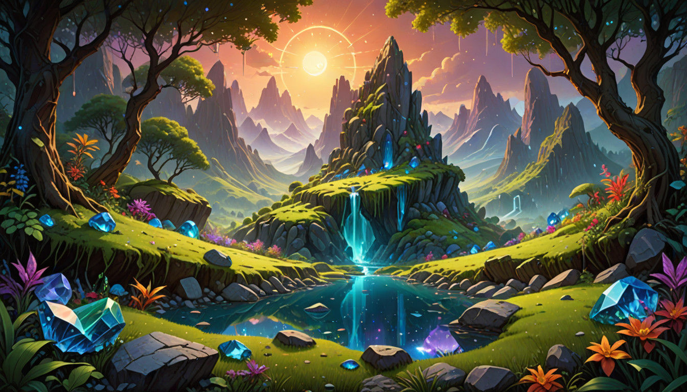 Gemstone Landscape - Gemstone Landscape