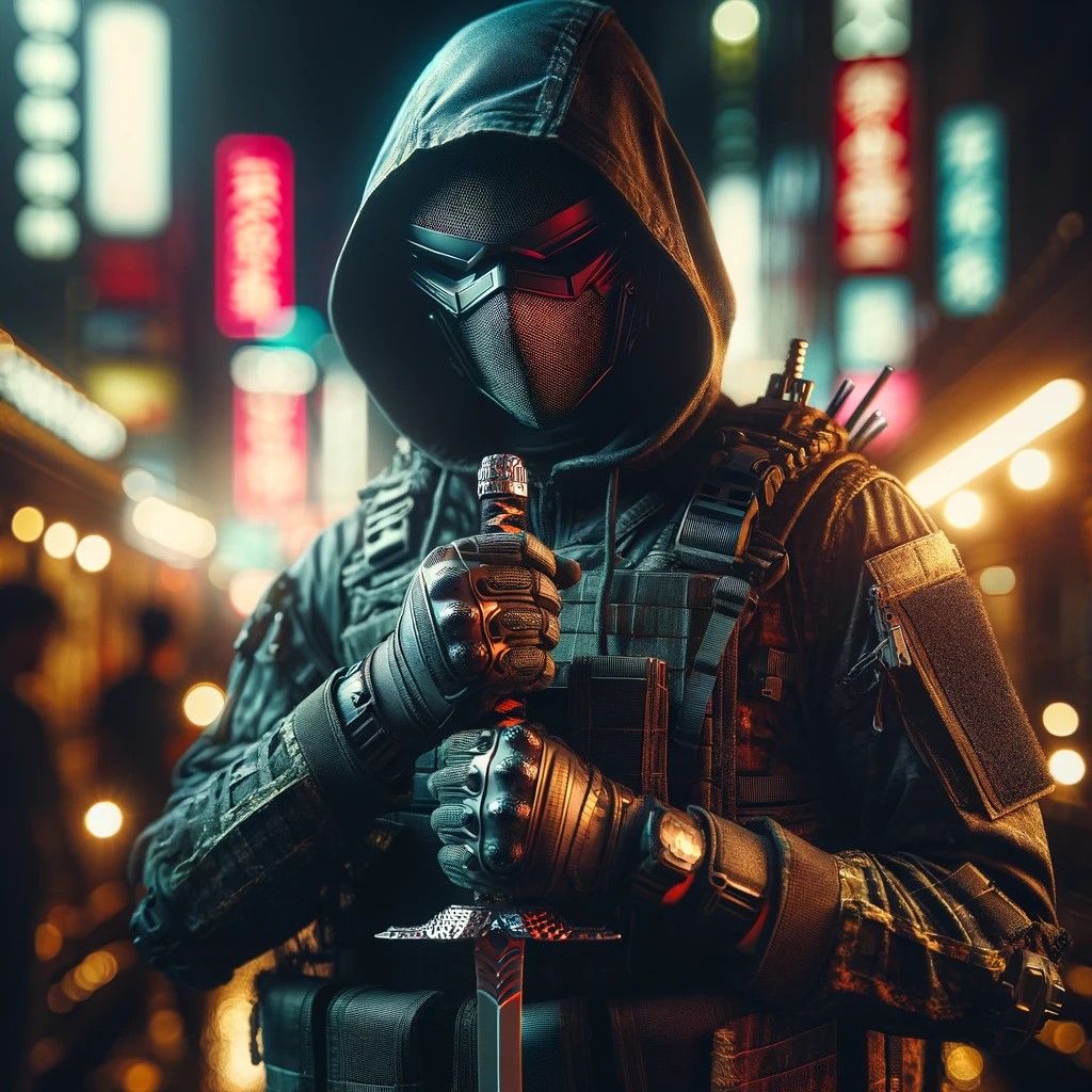 Futuristic Ninja - AI Generated Artwork - NightCafe Creator