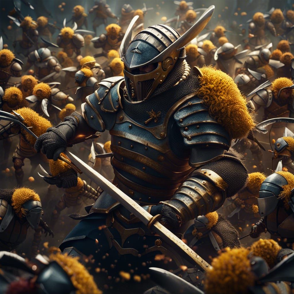 Bee the Knight - AI Generated Artwork - NightCafe Creator