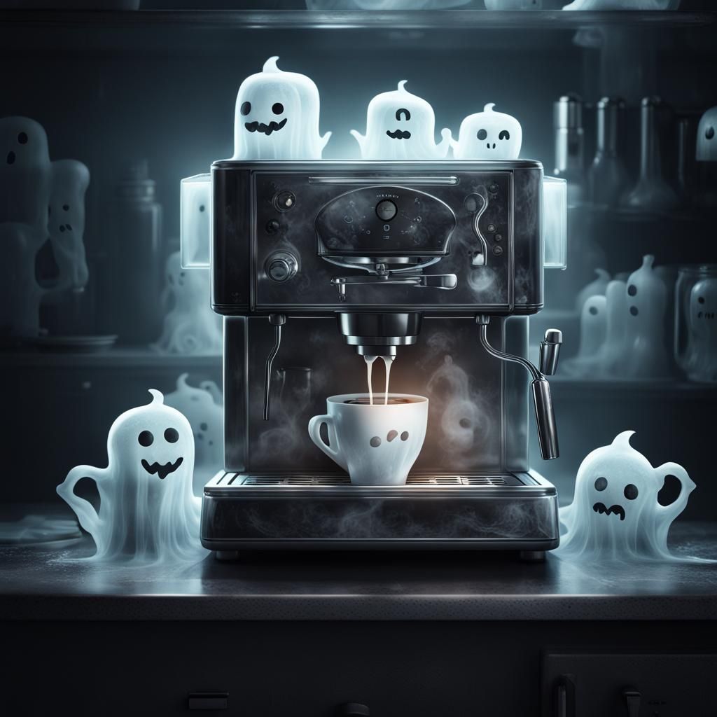 Spooky Kitchen Appliance - AI Generated Artwork - NightCafe Creator