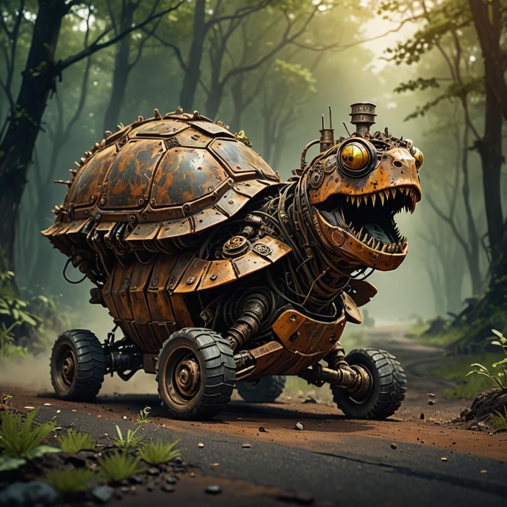 A turtle or a car?? - AI Generated Artwork - NightCafe Creator