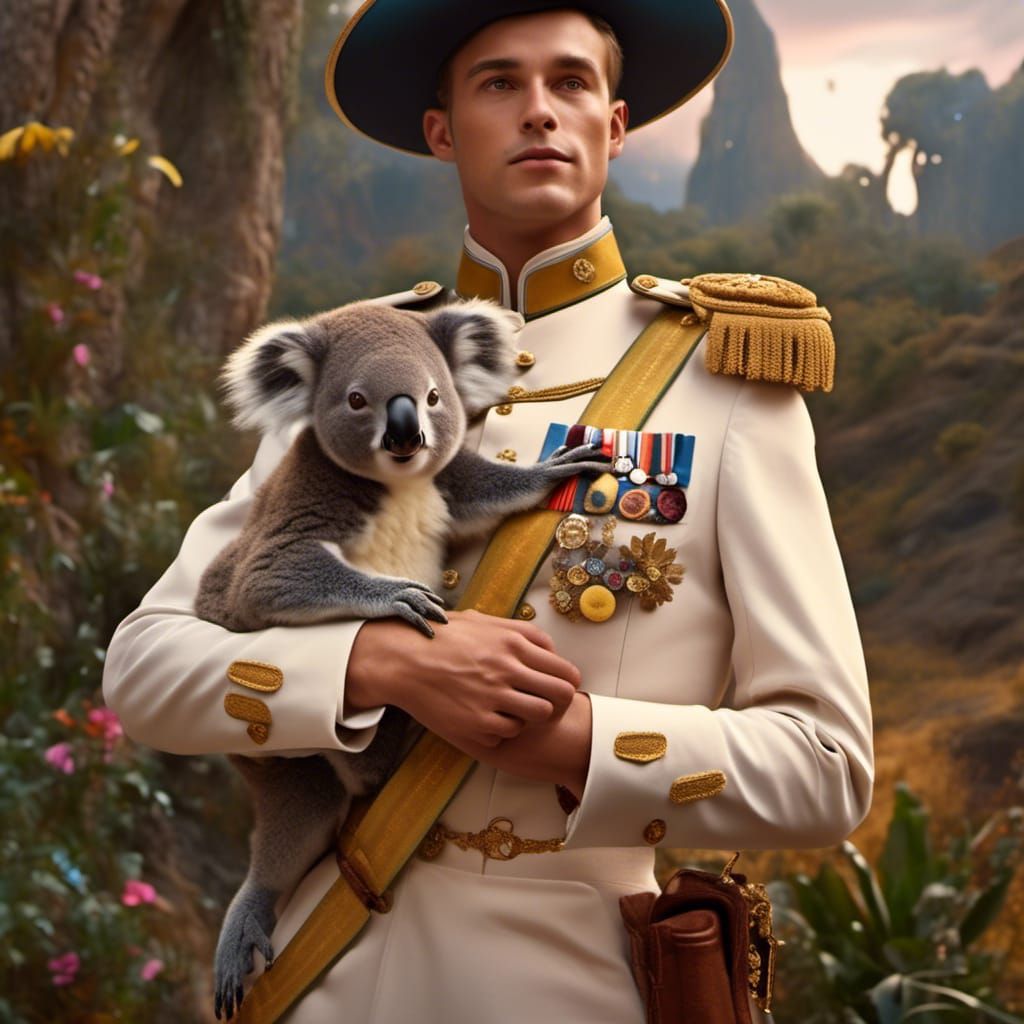 Captain Koala - AI Generated Artwork - NightCafe Creator