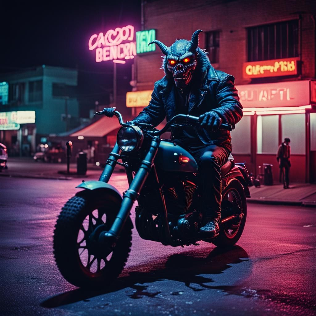Night Rider - AI Generated Artwork - NightCafe Creator
