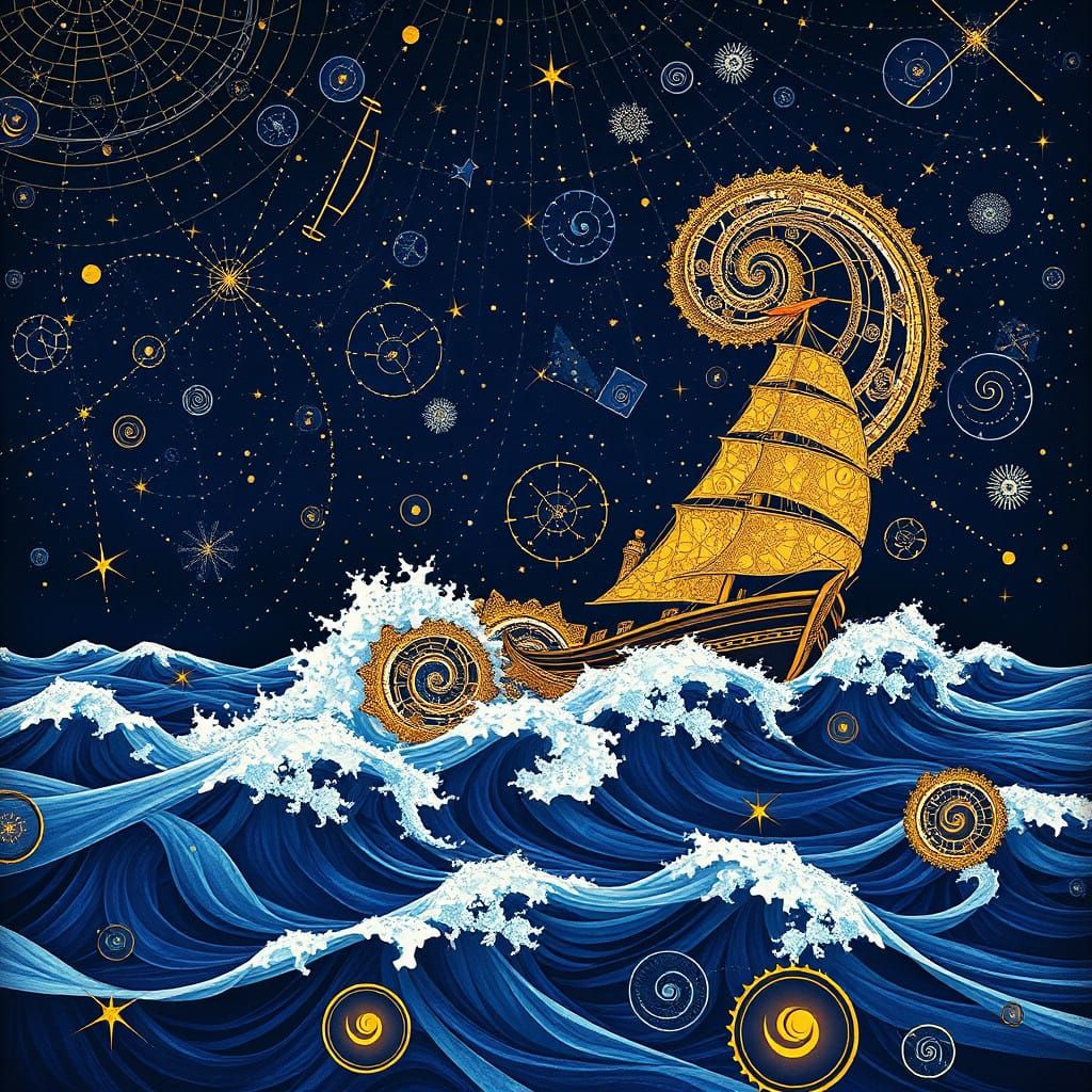 The Fibonacci sequence - Mathematical Harmony in Starry Nigh...