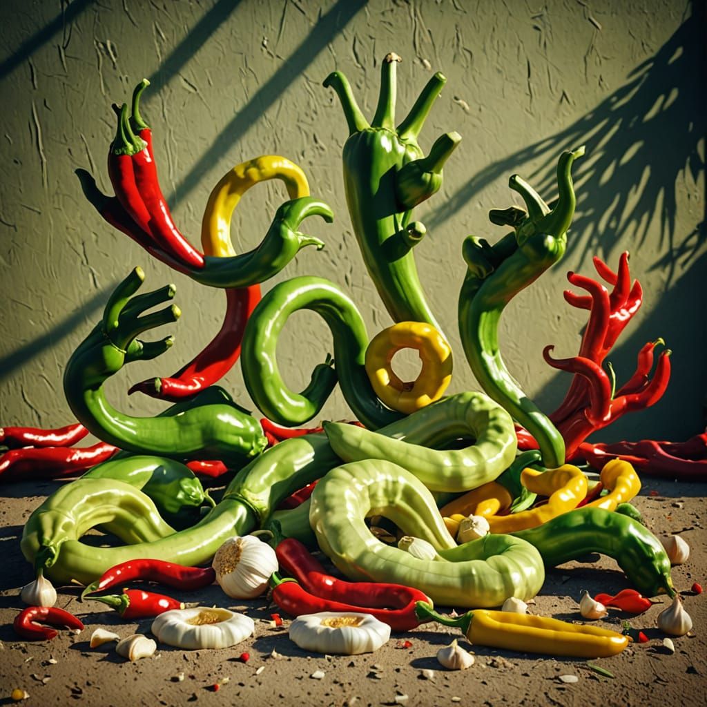 Garden of Peppers & Garlic 1 - Garden of Peppers & Garlic 1