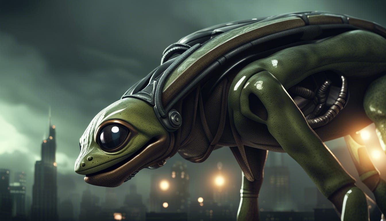 Alien sandwich eater. - AI Generated Artwork - NightCafe Creator