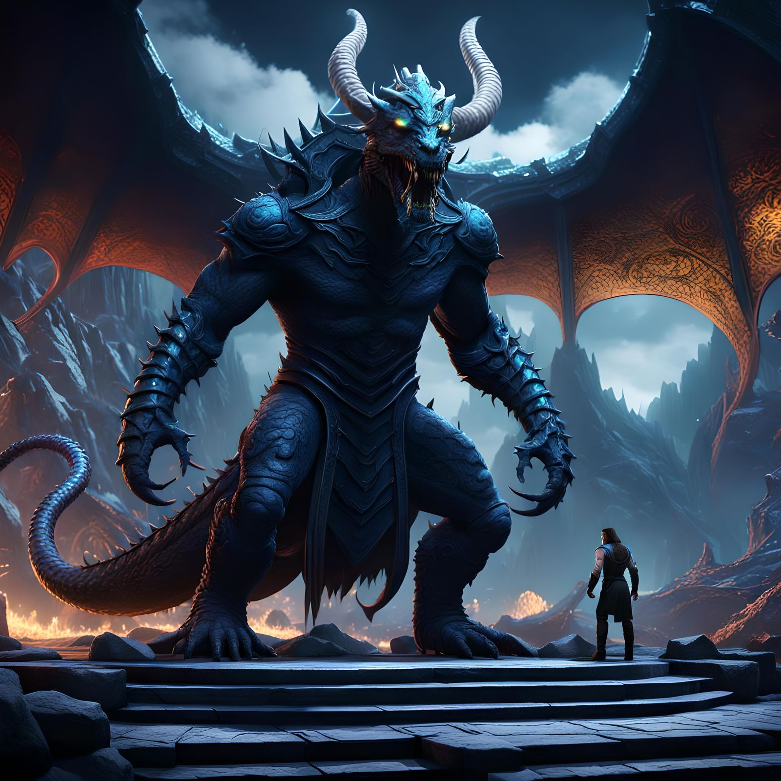 Daemonium tempus. - AI Generated Artwork - NightCafe Creator