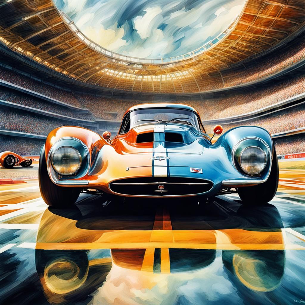 World of cars - oldtimer - AI Generated Artwork - NightCafe Creator