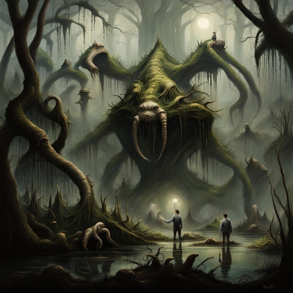 The Deadly Creatures of the Swamp - AI Generated Artwork - NightCafe ...