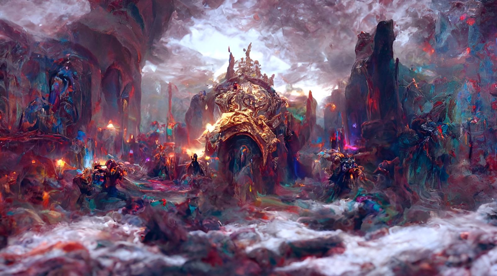 ancient chaos, Epic cinematic brilliant stunning intricate meticulously ...