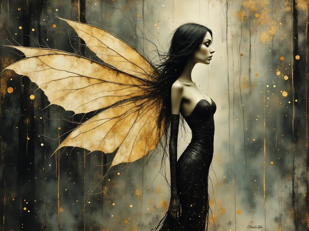 Faery - Ethereal Fae Creature in Dark Fantasy Style
