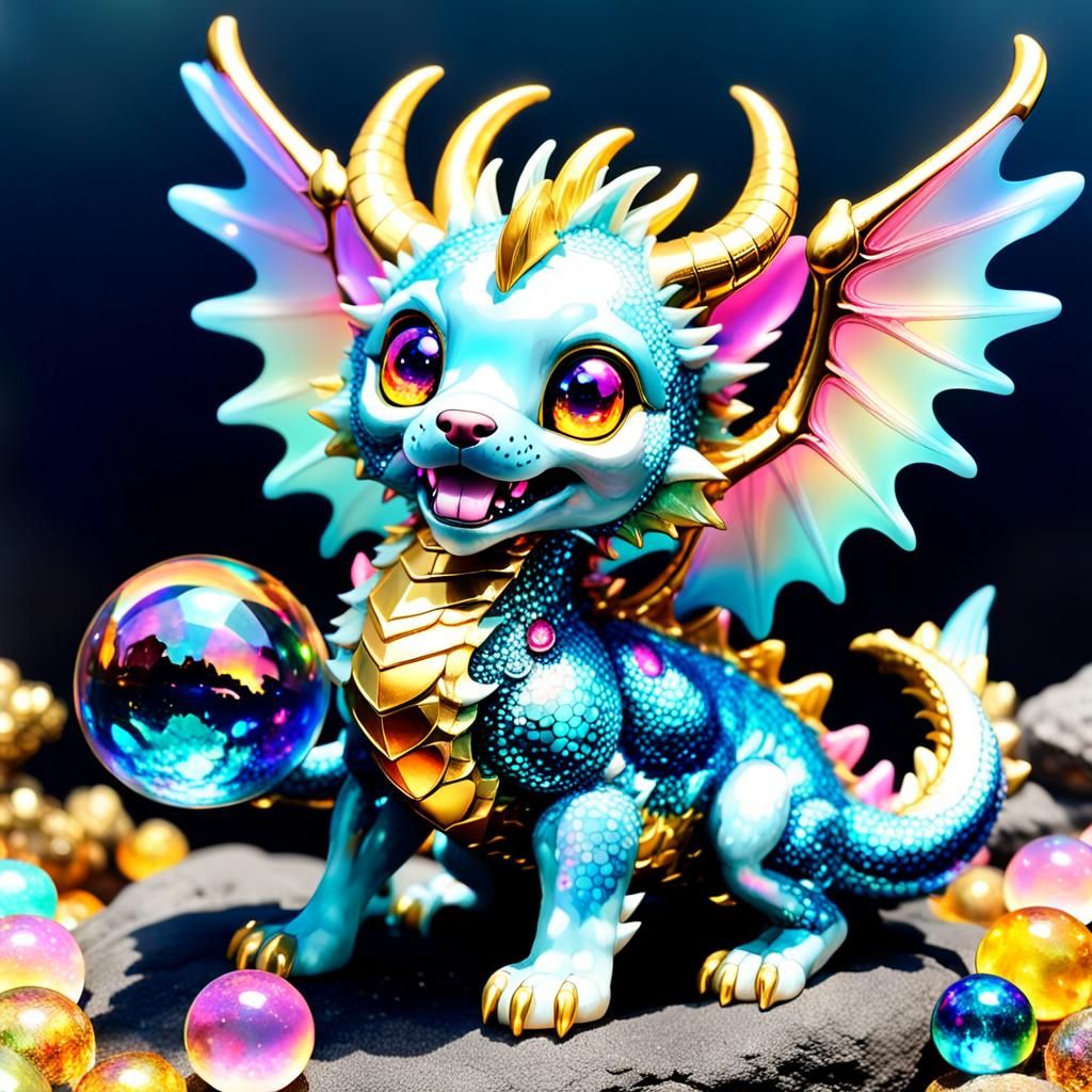 Wonderful Doggo Dragon - AI Generated Artwork - NightCafe Creator