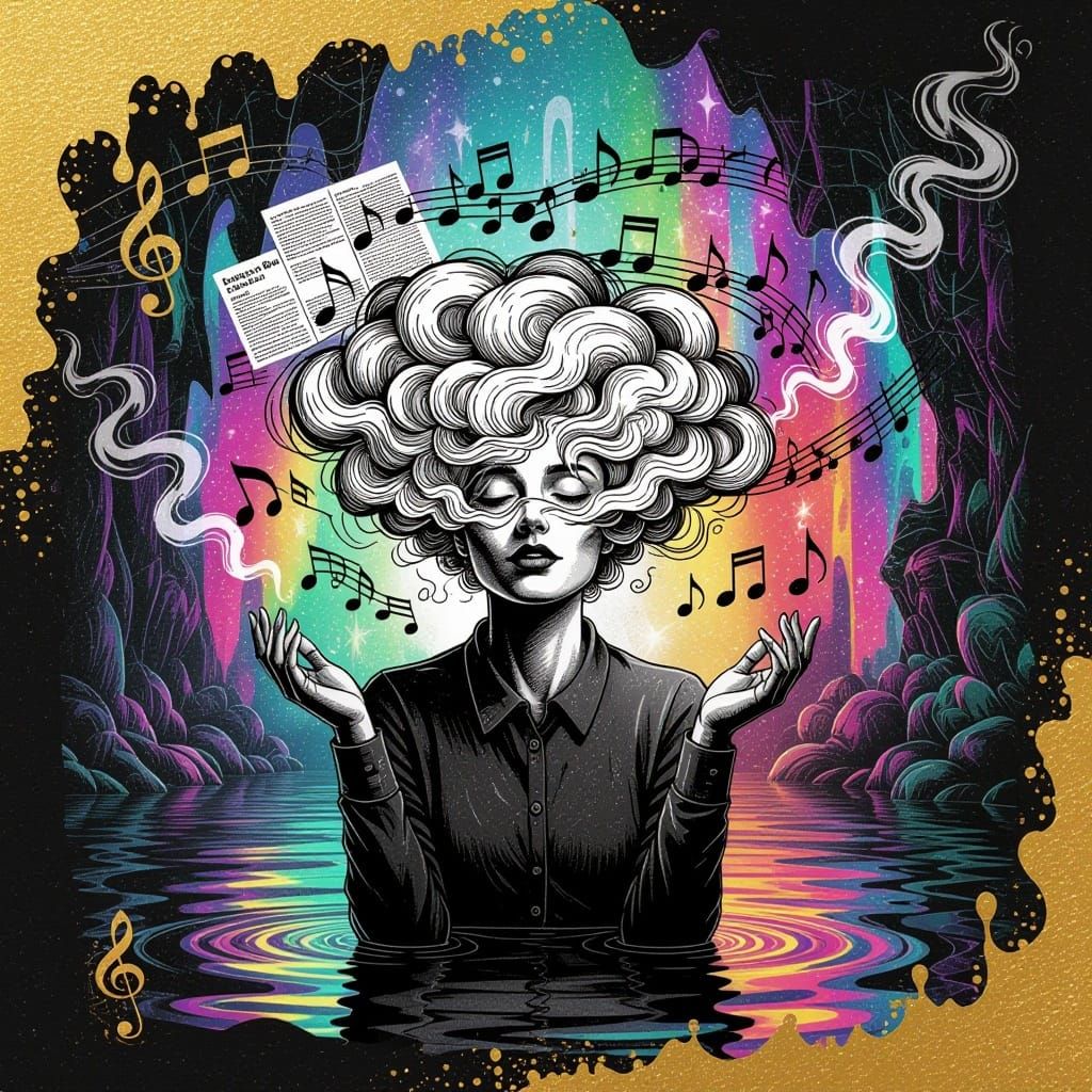 Anything poem - Dreamlike Scene of Whimsy and Grunge