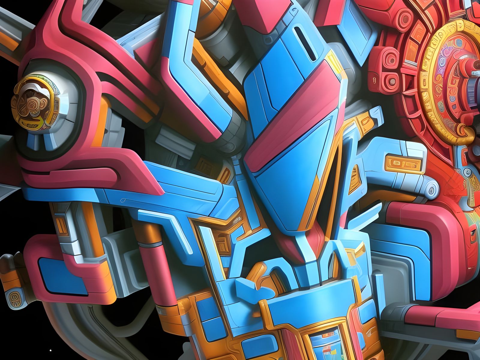 Abstract psy-sci-fi 21may23 - AI Generated Artwork - NightCafe Creator