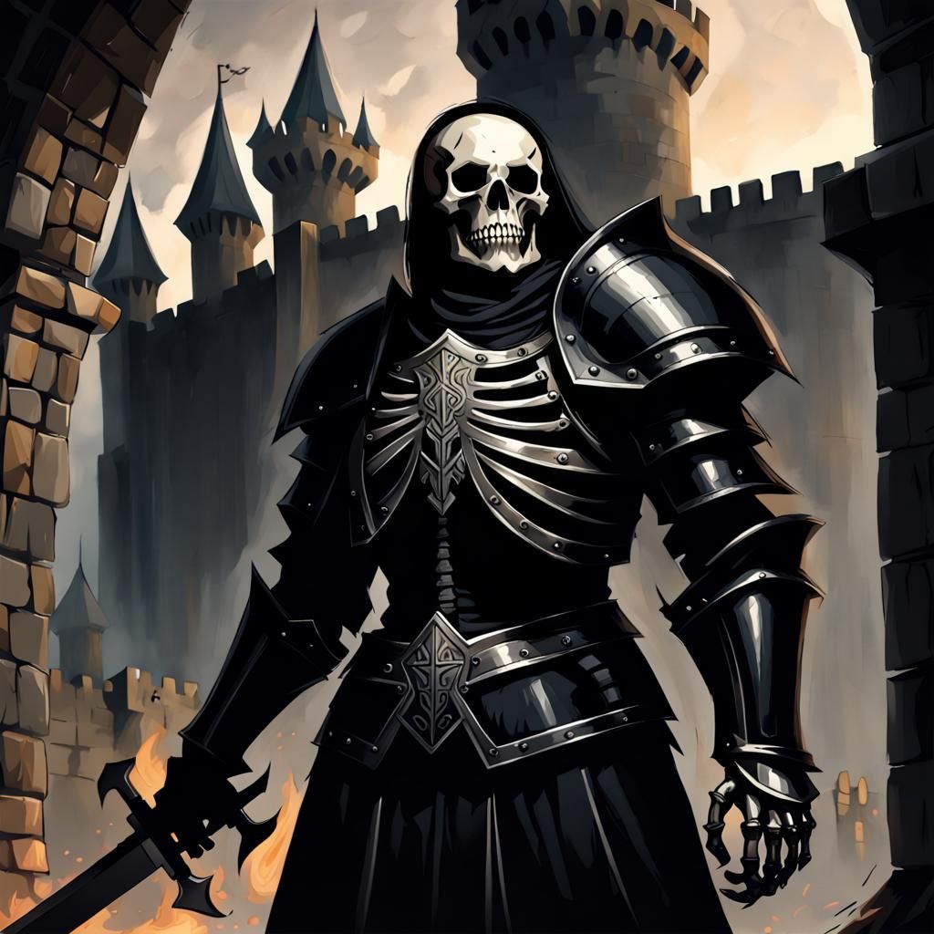 Undead knight - AI Generated Artwork - NightCafe Creator