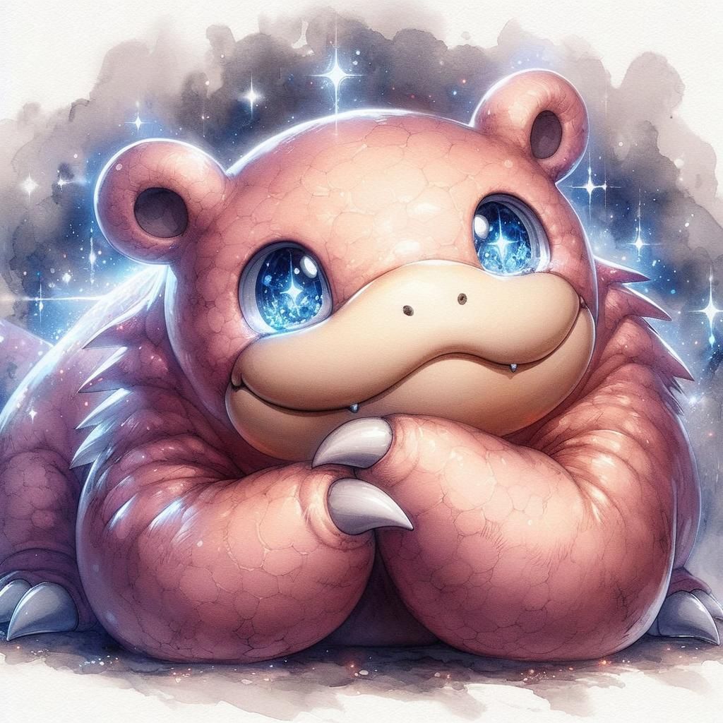 Pokémon's Slowbro - AI Generated Artwork - NightCafe Creator