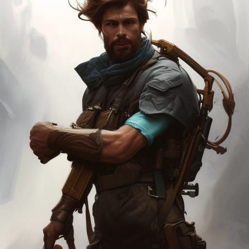 Hired Mercenary - AI Generated Artwork - NightCafe Creator