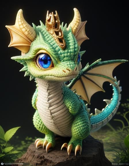 Yarn Dragon - AI Generated Artwork - NightCafe Creator