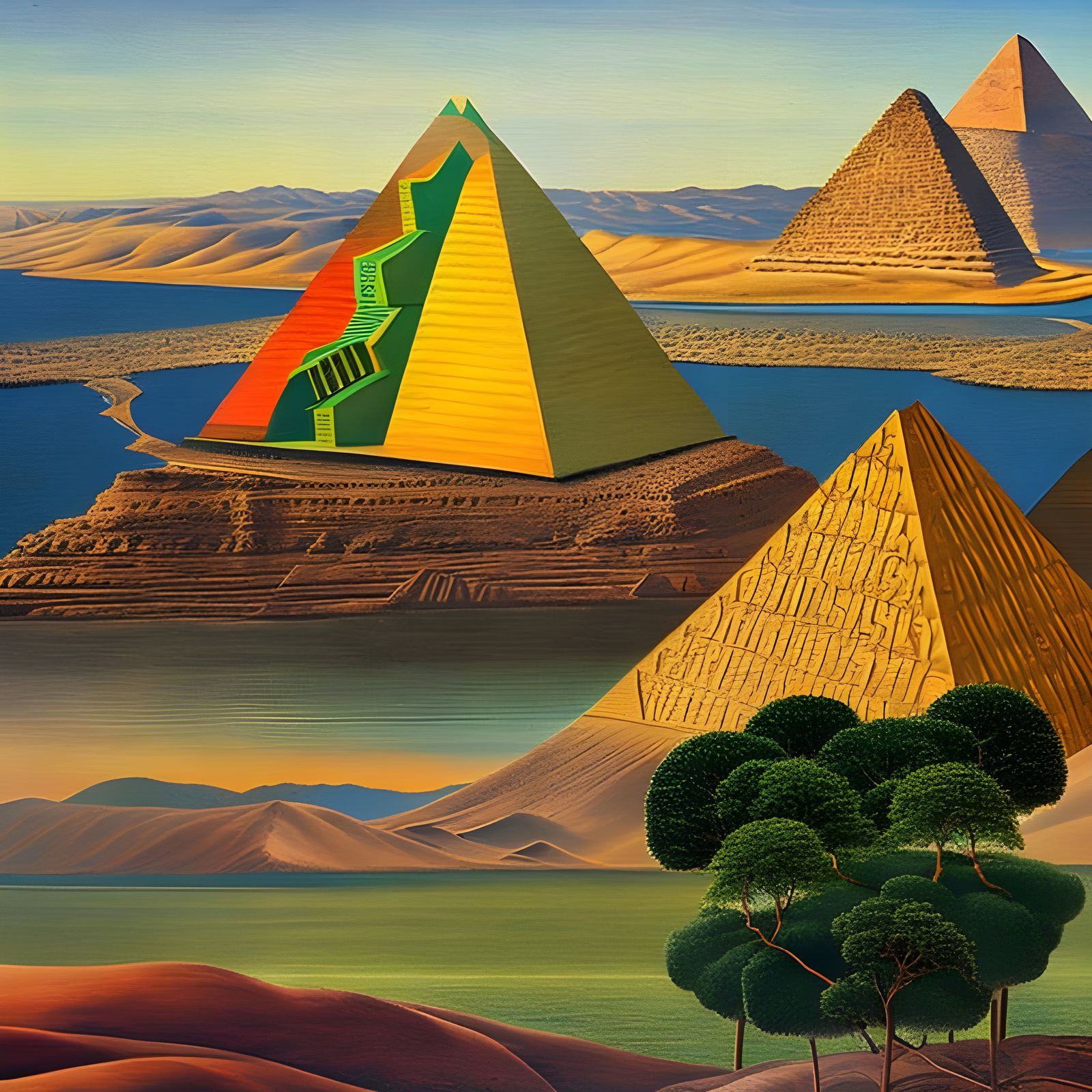 Ancient Egypt: Veneration of the Nile - AI Generated Artwork ...