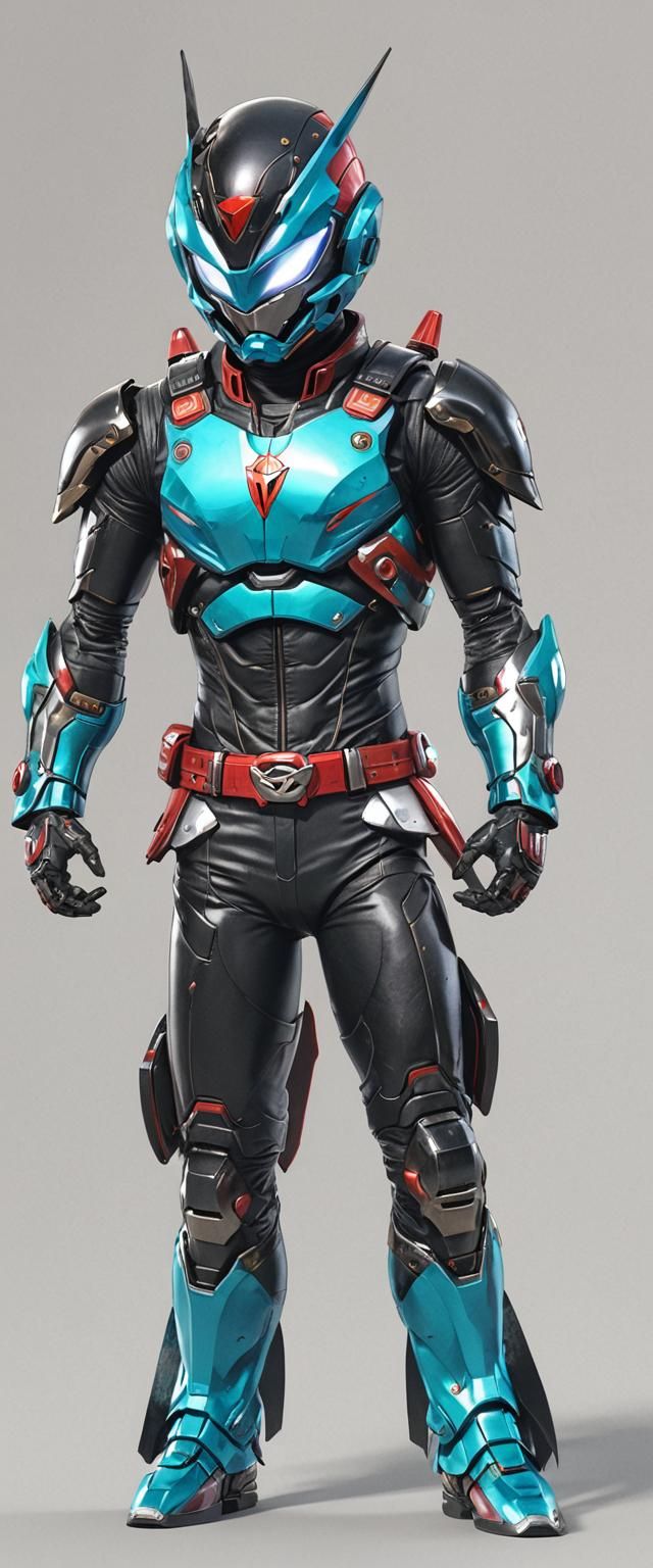 Kamen rider Waze - AI Generated Artwork - NightCafe Creator