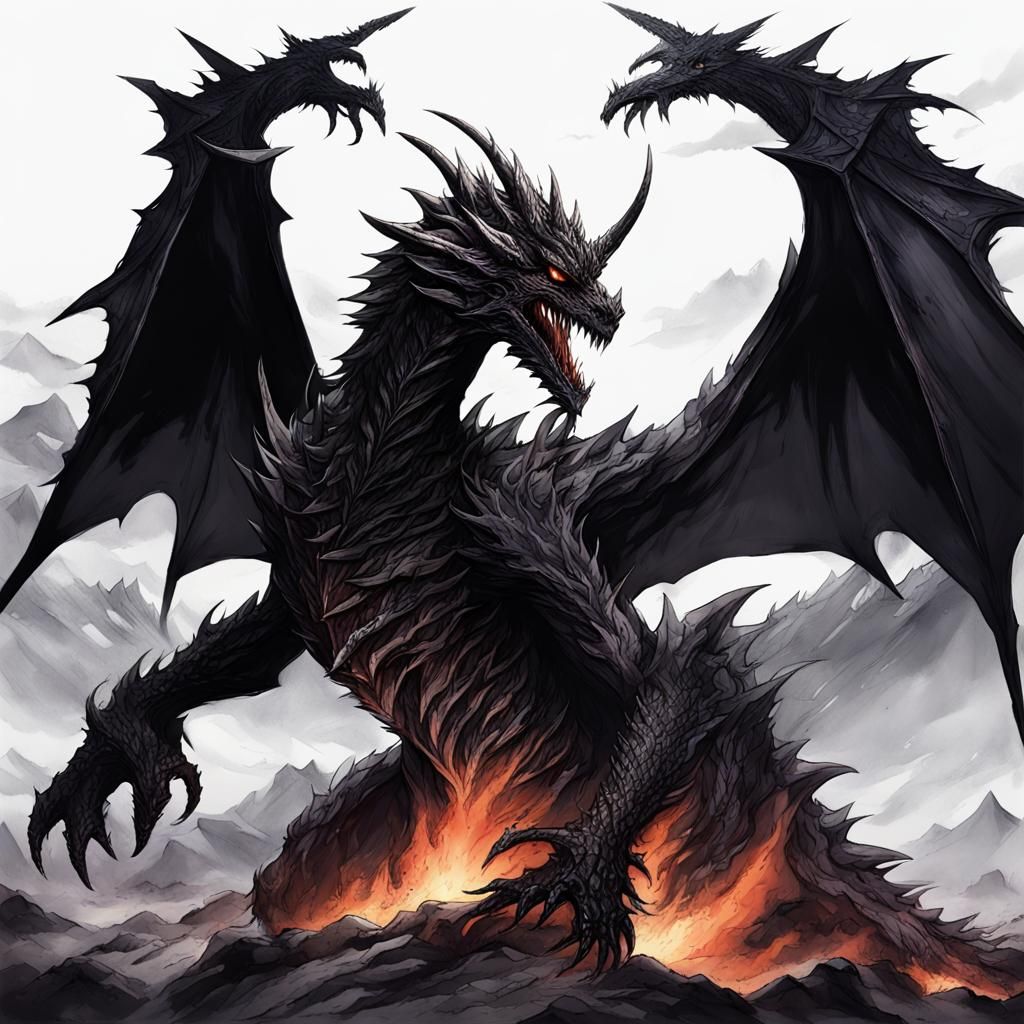 Alduin - AI Generated Artwork - NightCafe Creator