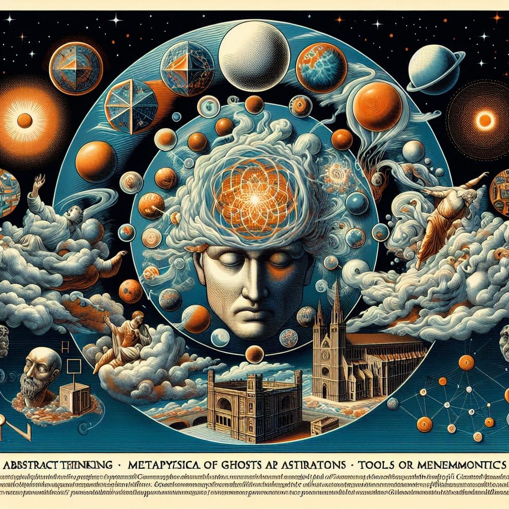 Abstract Thinking and cast it and its essences as mnemonics to portray ...