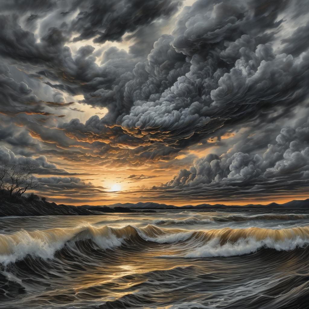 Captivating Sunset - AI Generated Artwork - NightCafe Creator