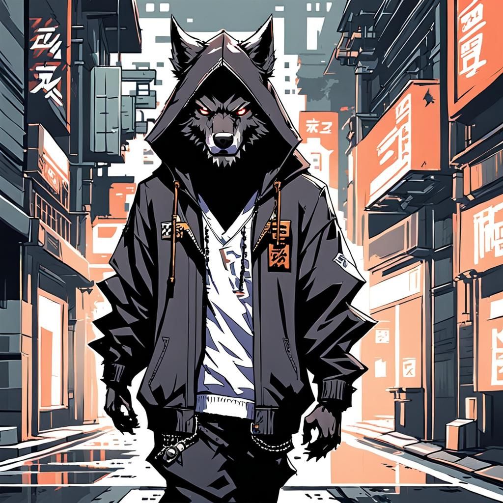 The Lone Wolf - AI Generated Artwork - NightCafe Creator