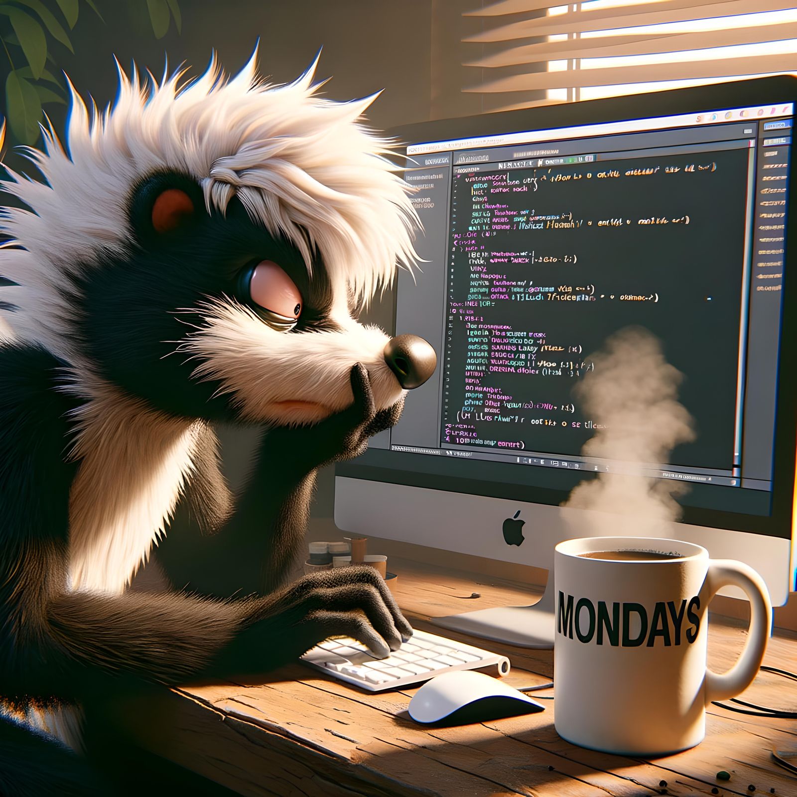 Mondays, or How I felt This Morning - AI Generated Artwork - NightCafe Creator