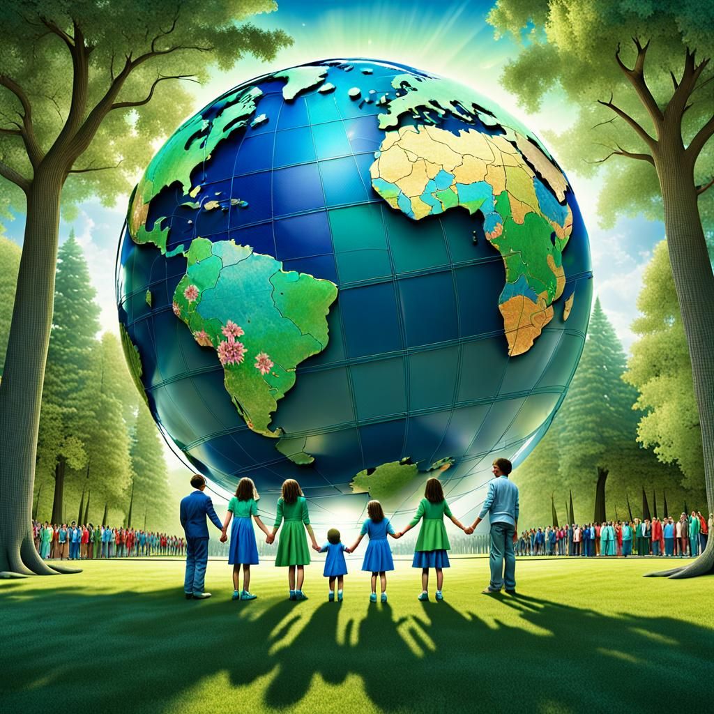 One Earth, One Home. Take Care of it. - AI Generated Artwork ...