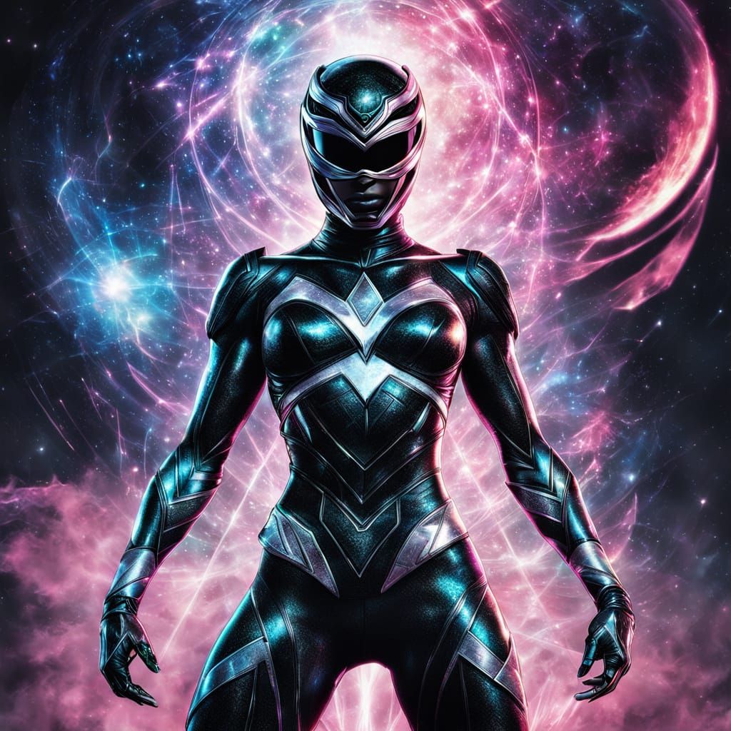 The Black Power Ranger - Cosmic Goddess in Astral Armor