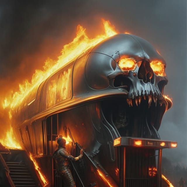 Trip to hell - AI Generated Artwork - NightCafe Creator