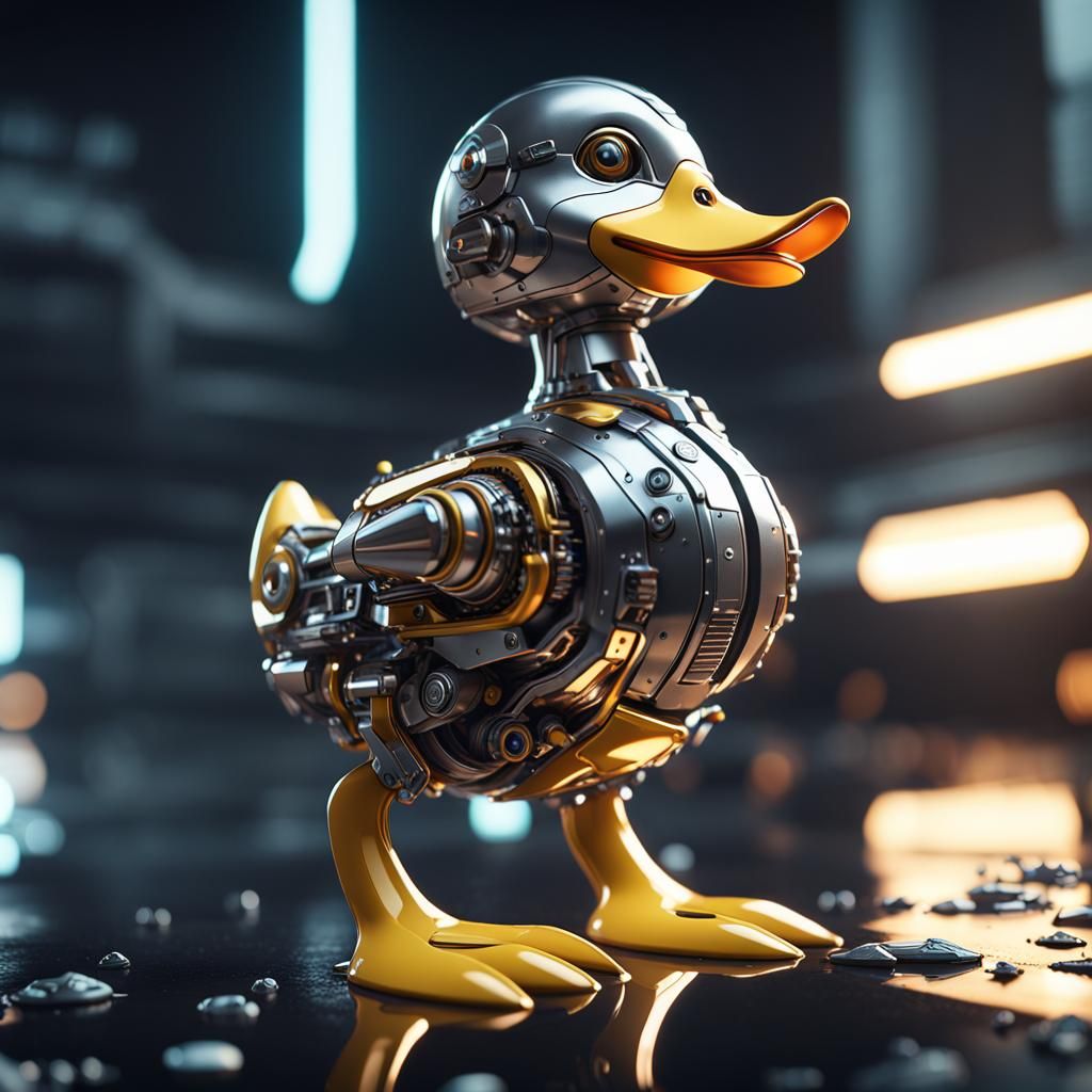 Ducky the duck - AI Generated Artwork - NightCafe Creator
