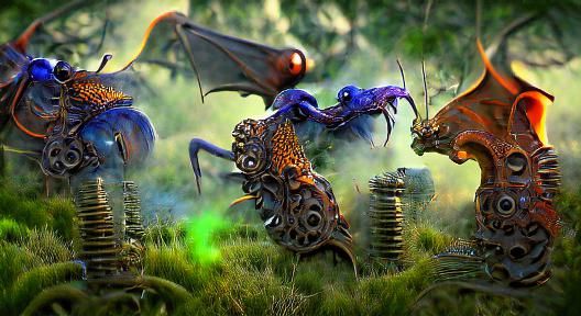 Alien war - AI Generated Artwork - NightCafe Creator