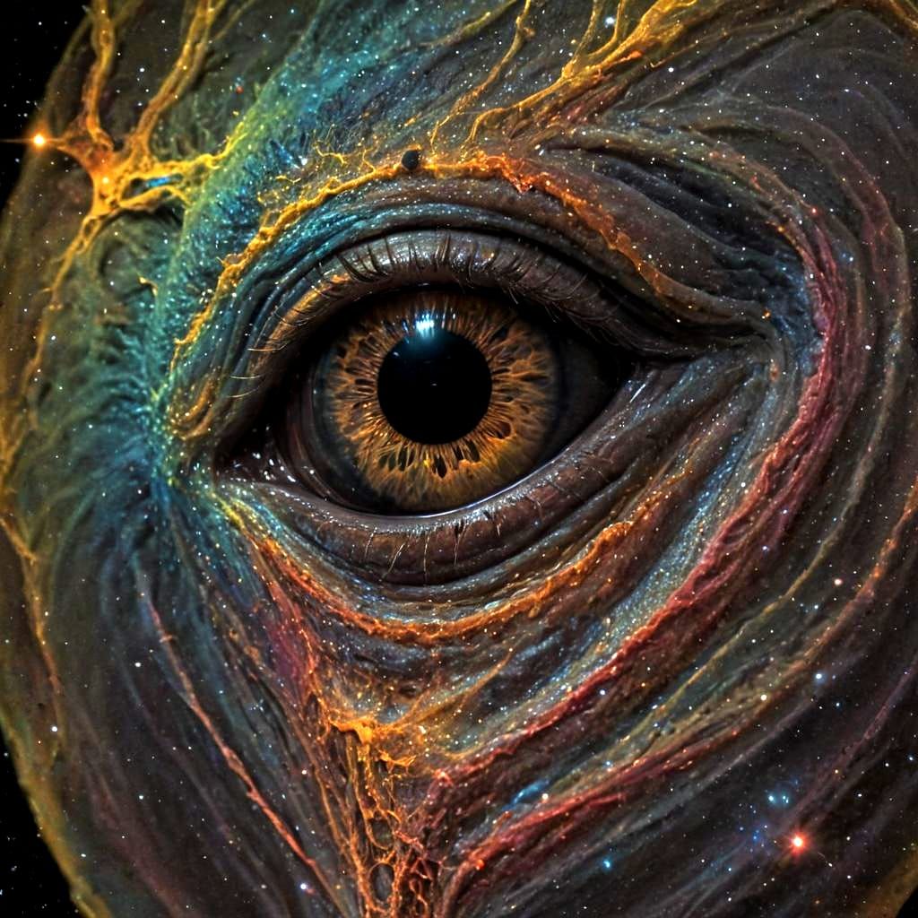 Cosmic Observer - AI Generated Artwork - NightCafe Creator