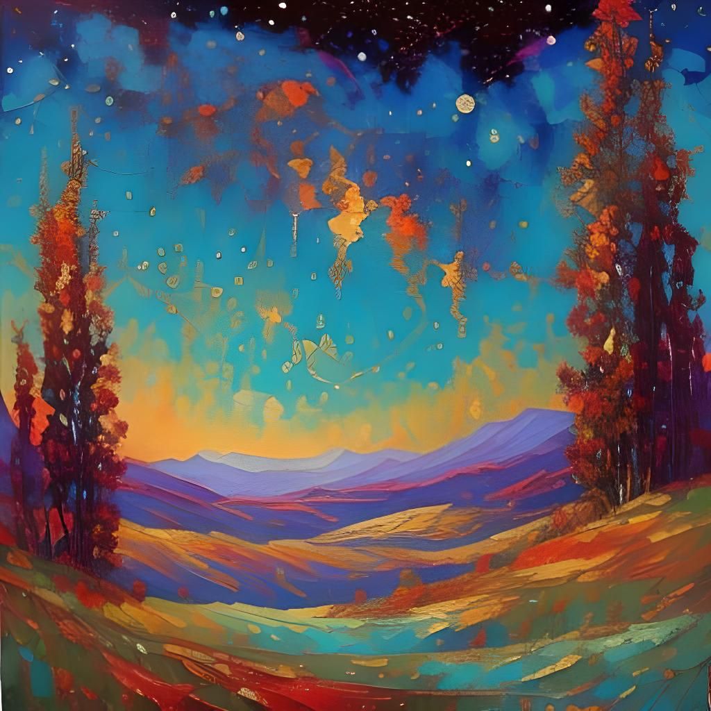 Starry Night - AI Generated Artwork - NightCafe Creator