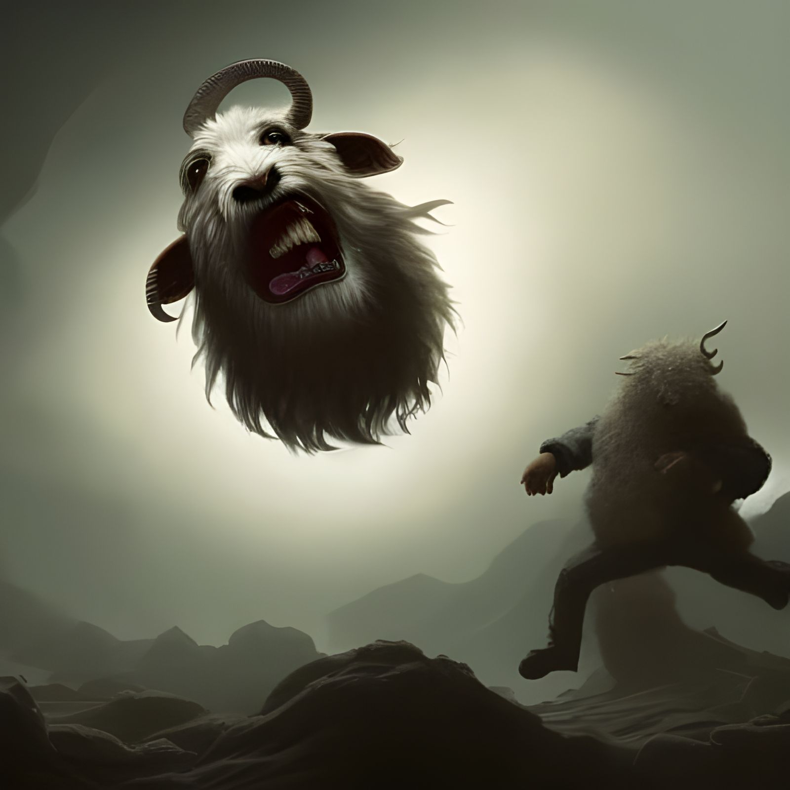 Goatman - AI Generated Artwork - NightCafe Creator