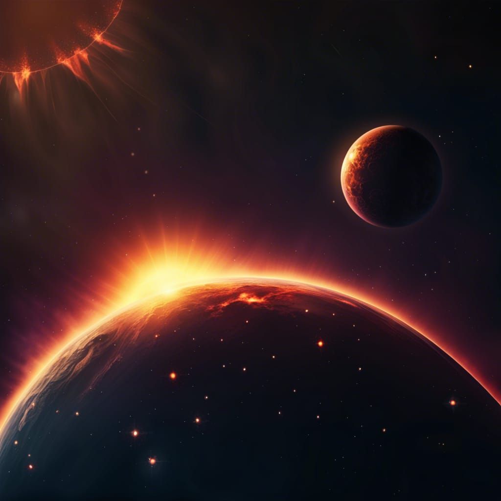 Dying Sun - AI Generated Artwork - NightCafe Creator