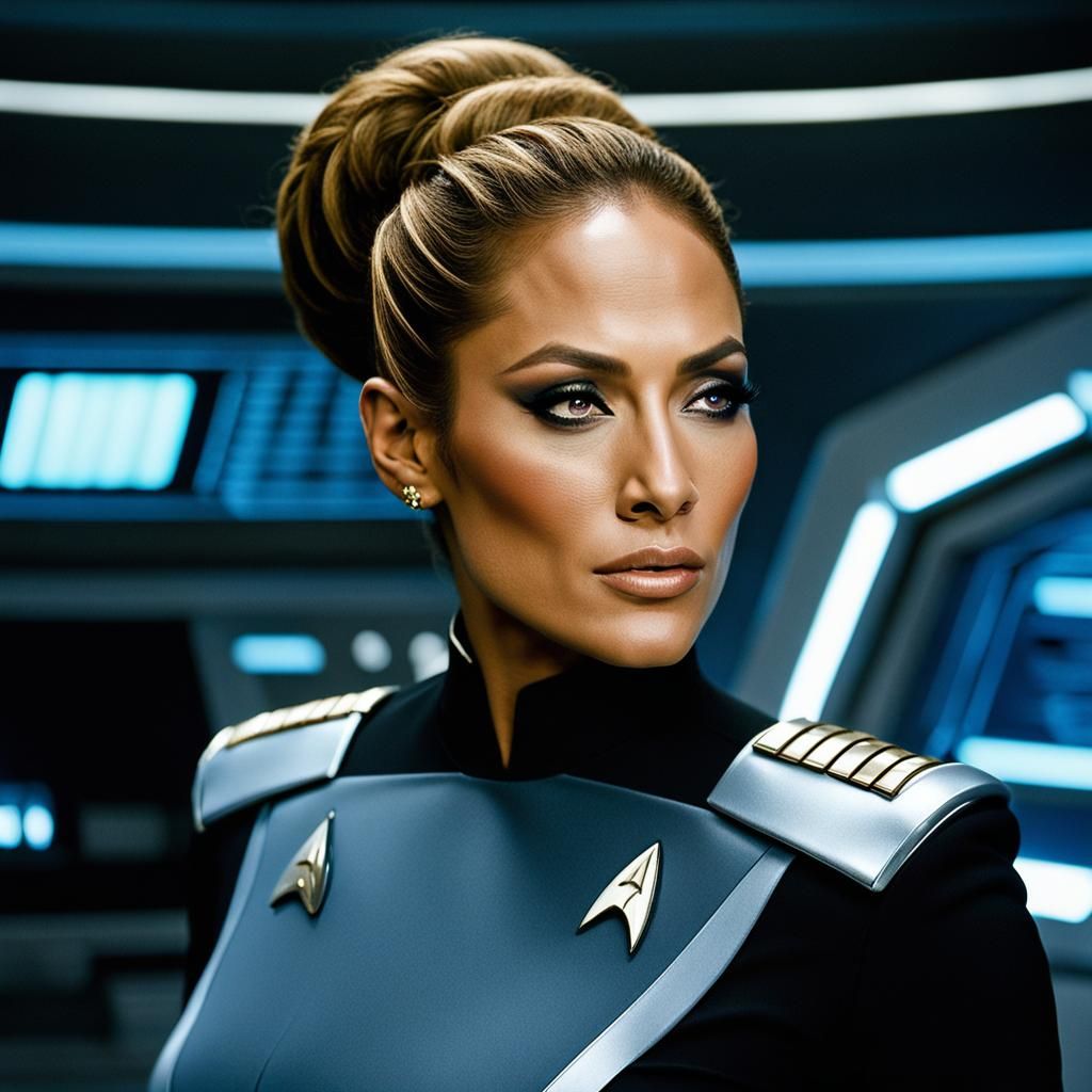 Star Trek: Deep Space 12 starring Jennifer Lopez as Commander Rose ...