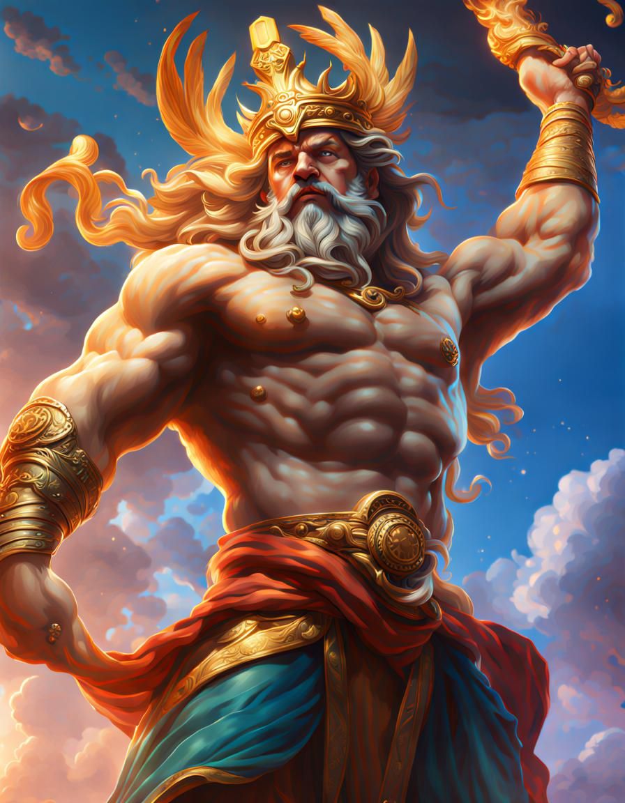 The King of Gods - Jupiter - AI Generated Artwork - NightCafe Creator