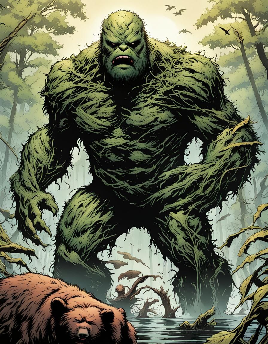 31 days of Halloween "Swamp Thing" - AI Generated Artwork - NightCafe ...