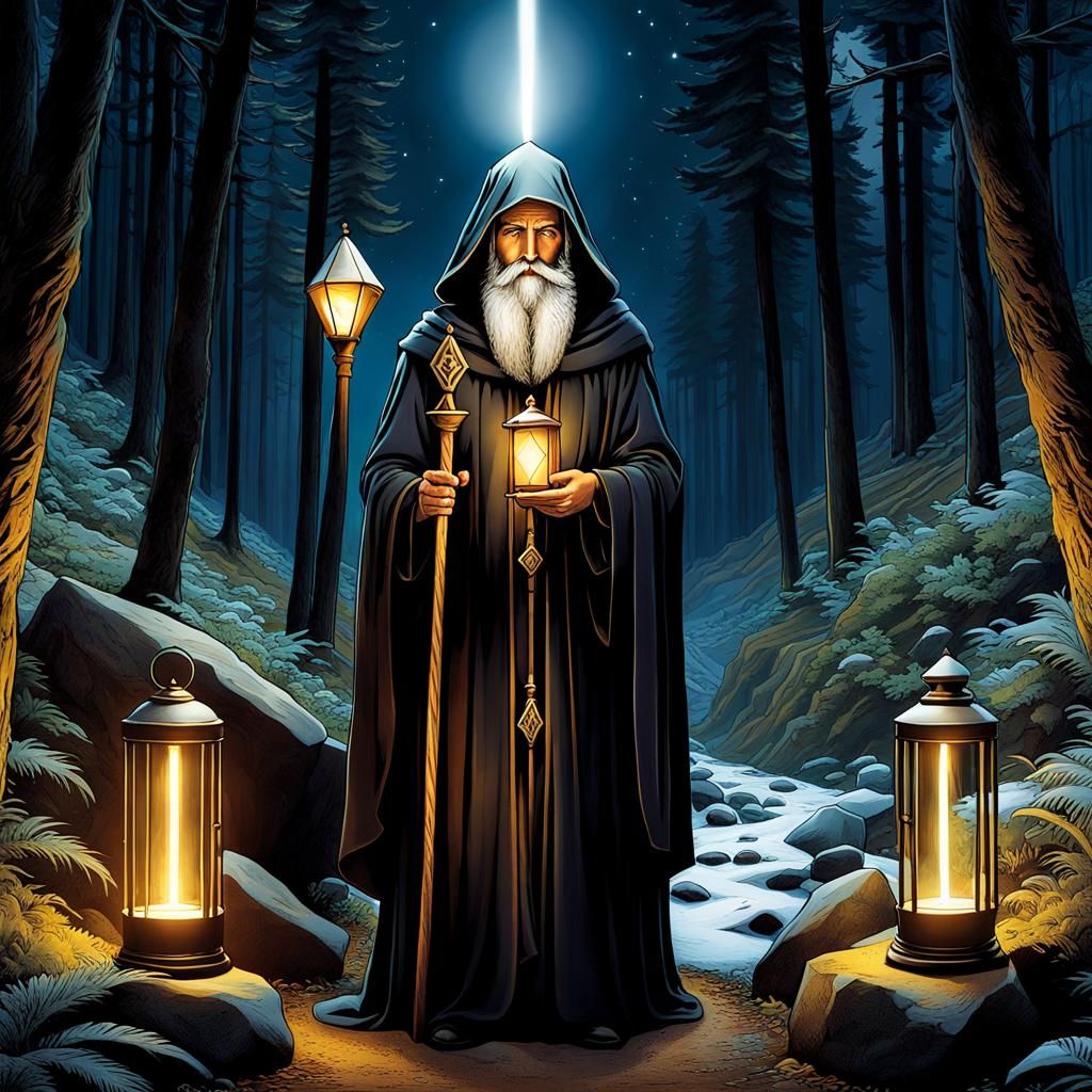 The Hermit. - AI Generated Artwork - NightCafe Creator