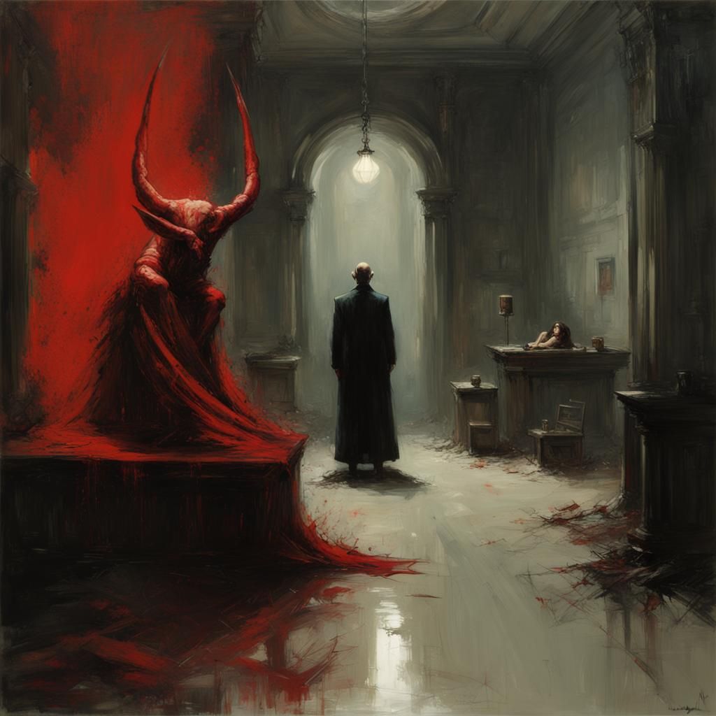 painting, the Devil - AI Generated Artwork - NightCafe Creator