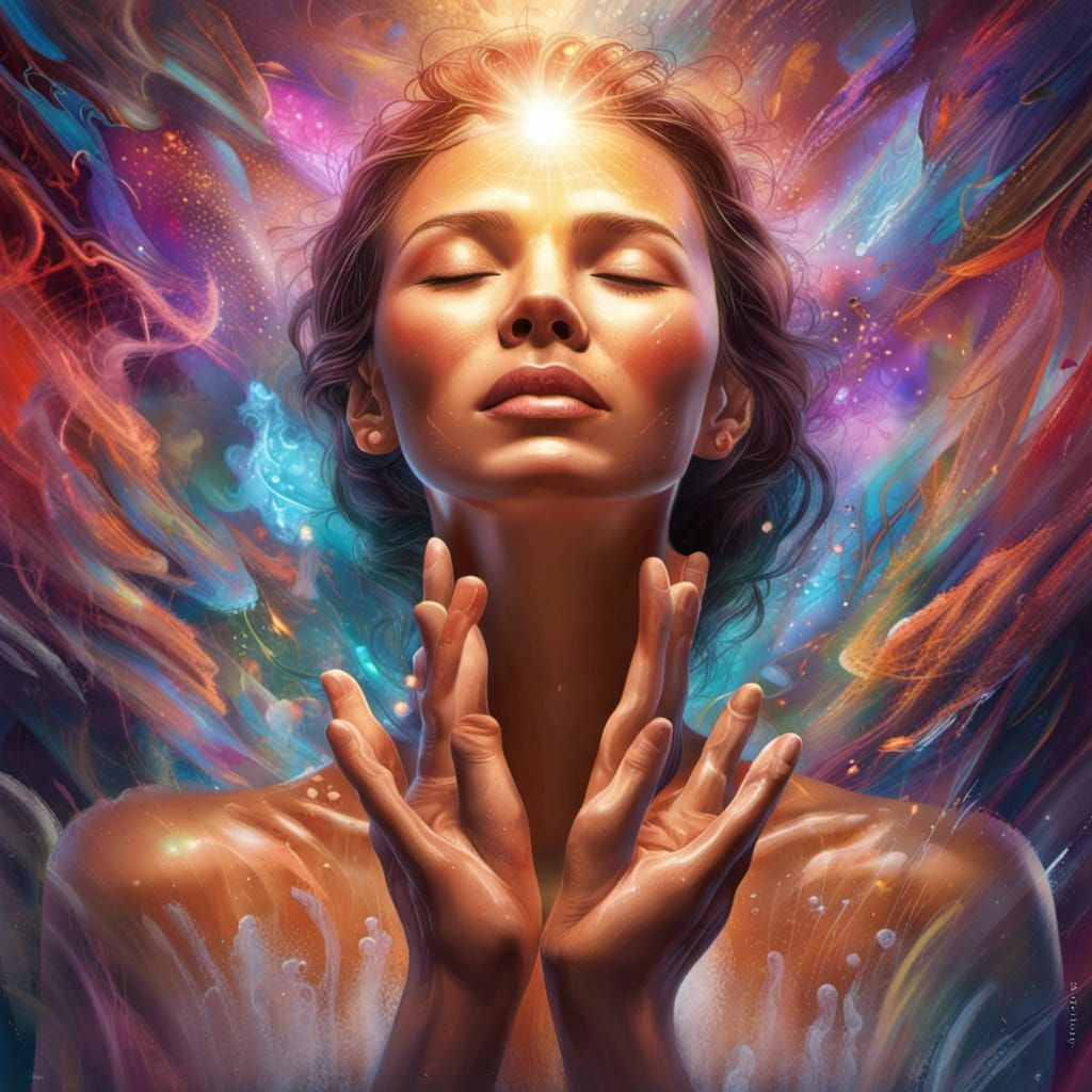 Reiki healing - AI Generated Artwork - NightCafe Creator