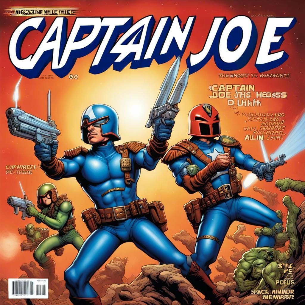 Captain Joe on the planet of the Syks. - AI Generated Artwork ...