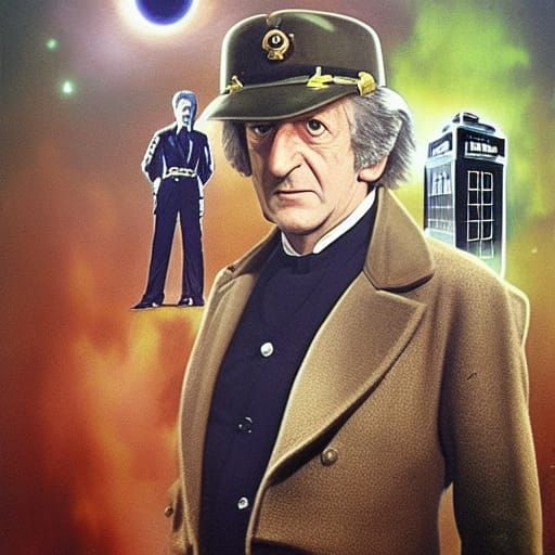 #drwho #doctorwho The 3rd Doctor, Jo Grant, U.N.I.T Brigadier ...