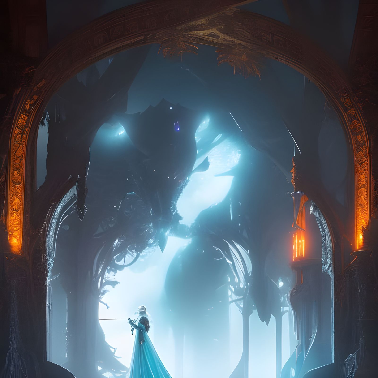 queen of the underworld - AI Generated Artwork - NightCafe Creator