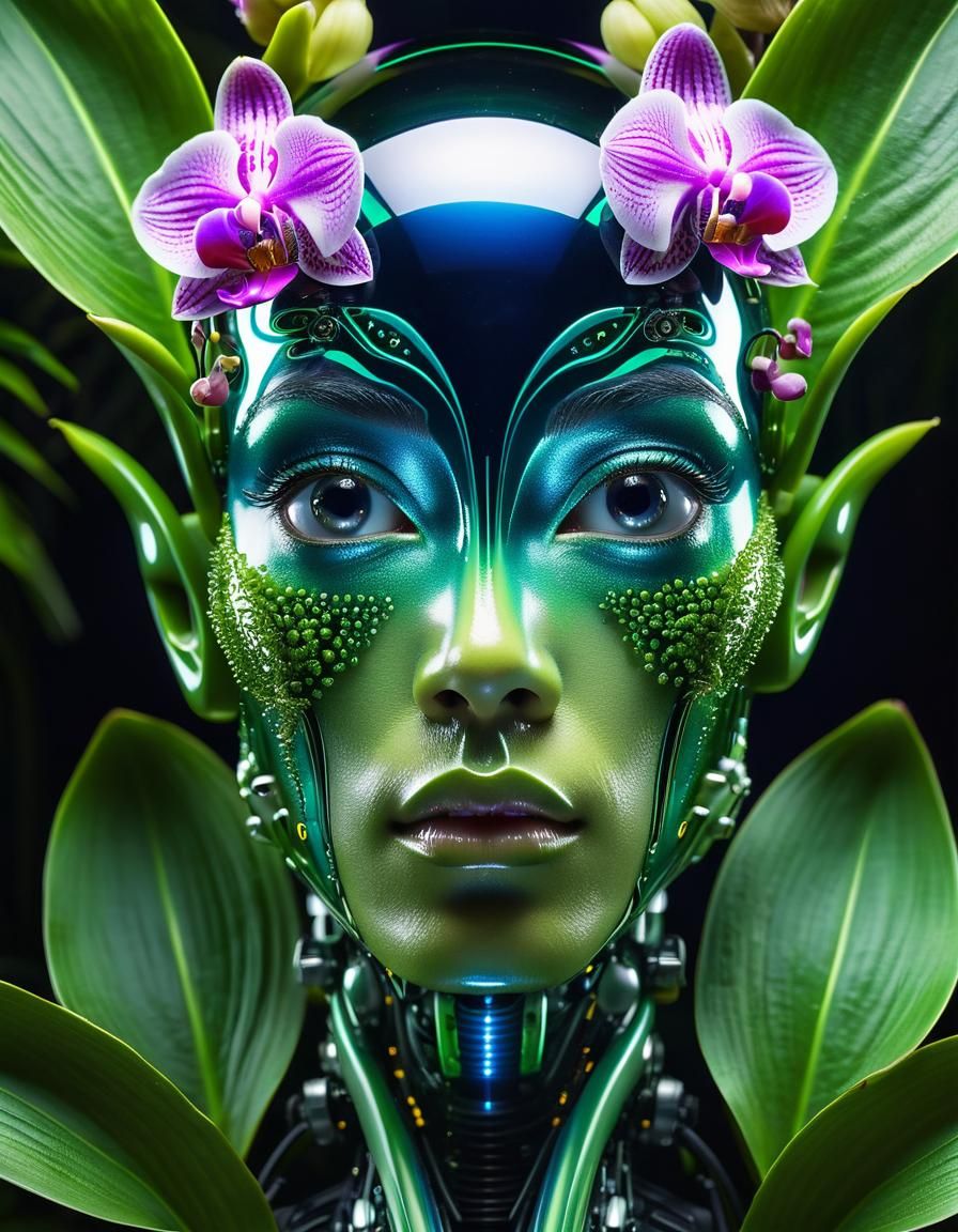 Biopunk Elf - AI Generated Artwork - NightCafe Creator